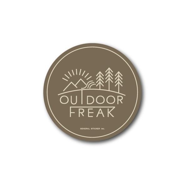 SIZE:W55 H55mmアウトドア好きがアウトドア好きの為に作ったステッカー！あなたはどんなアクティビティが好きですか？屋外使用ＯＫ！耐水性のあるステッカーです。白色のビニール素材に印刷されています。道具入れ、クーラーボックス、スーツケ...