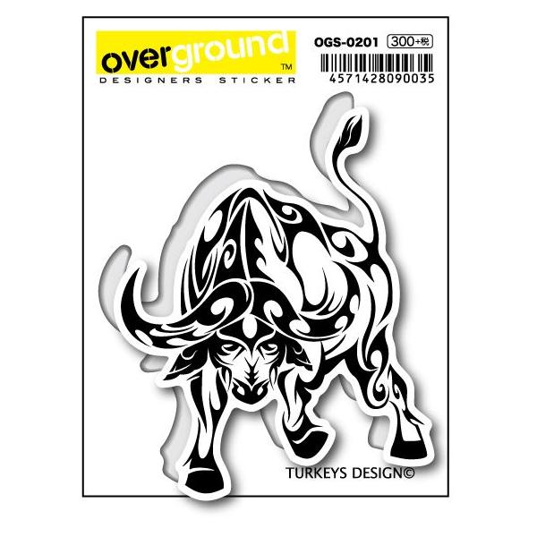 サイズ：約 W63XH77mm耐水、対光性のある塩ビ素材のステッカーです。グロスラミネートされていますので屋外での長期使用もＯＫ！OGS-02　作者：TURKEYS DESIGNさんhttps://www.facebook.com/turk...