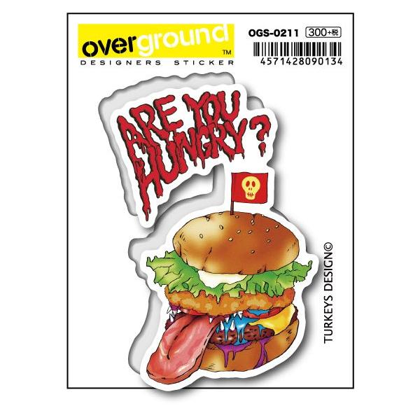 サイズ：約 W52XH77mm耐水、対光性のある塩ビ素材のステッカーです。グロスラミネートされていますので屋外での長期使用もＯＫ！OGS-02　作者：TURKEYS DESIGNさんhttps://www.facebook.com/turk...