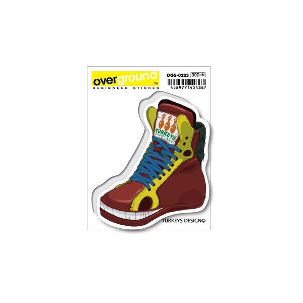 サイズ：約 W66XH77mm耐水、対光性のある塩ビ素材のステッカーです。グロスラミネートされていますので屋外での長期使用もＯＫ！OGS-02　作者：TURKEYS DESIGNさんhttps://www.facebook.com/turk...