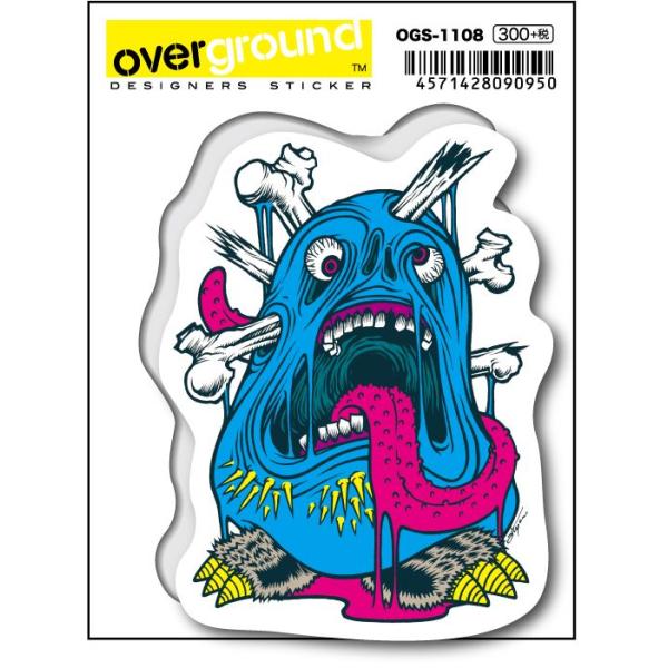 サイズ：1枚約 W65XH36mm耐水、対光性のある塩ビ素材のステッカーです。グロスラミネートされていますので屋外での長期使用もＯＫ！OGS-11　作者：Flyace Graphicsさんhttp://flyace.info/(c) Fly...