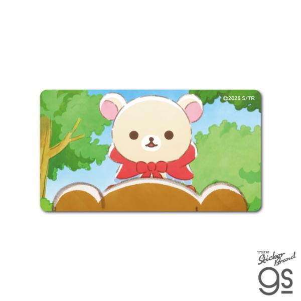 2026年4月よりテレビ放送開始！ショートアニメ「リラックマ」のワンシーンがステッカーになりました♪画面をそのまま切り取ったステッカーは、小物や手帳に貼ったり、スマホケースに挟んで持ち歩いても癒しになること間違いなし！角丸デザインがほのぼの...