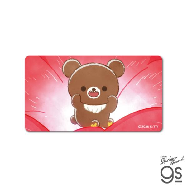 2026年4月よりテレビ放送開始！ショートアニメ「リラックマ」のワンシーンがステッカーになりました♪画面をそのまま切り取ったステッカーは、小物や手帳に貼ったり、スマホケースに挟んで持ち歩いても癒しになること間違いなし！角丸デザインがほのぼの...