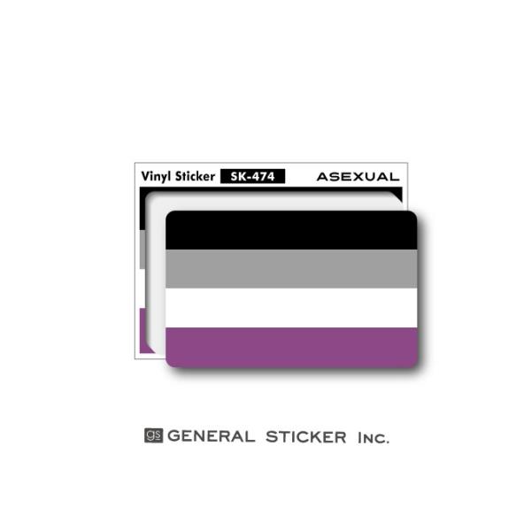 ご要望の多かったジェンダーシリーズを商品化！LGBTQの人々、応援する人々、支援する企業へ向けた商品です。こちらの商品は耐水、耐光性のあるステッカーです。屋外はもちろん、スマホ、スーツケースなど様々なところに貼ってお楽しみ下さい。アセクシュ...
