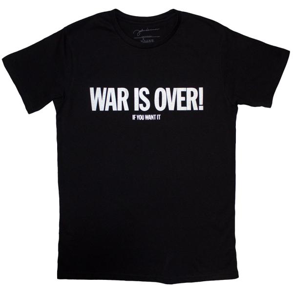 1971年発表。ジョンの名曲『HAPPY X'MAS(WAR IS OVER)』。"WAR IS OVER , IF YOU WANT IT"。シンプルなメッセージをデザインモチーフに使用した1枚。■商品詳細・ブランド：ROCK OFF・カ...