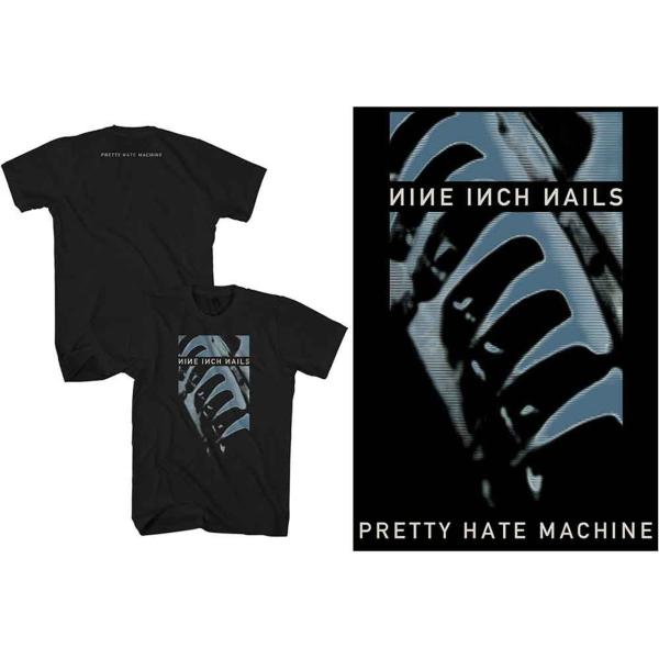 1989年発表。TVTより発表されたNINのデビューアルバム。名曲『HEAD LIKE A HOLE』『TERRIBLE LIE』を収録。そのアルバムカバーデザインをモチーフに使用した1枚。■商品詳細・ブランド：ROCK OFF・カラー：B...