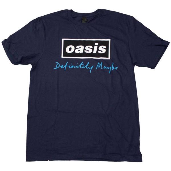 祝!!!再結成!!!OASIS LIVE '251st『DEFINITELY MAYBE』のロゴとバンドロゴをシンプルにデザインした1枚。■商品詳細・国：UK・カラー：NAVY BLUE・素材 ：ソフトスタイル・コットン・サイズ　  [S ...