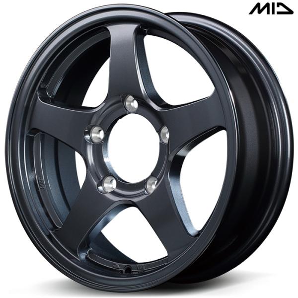 ■適合車種■・車種名ジムニー・型式JB23W JB64W■出品商品■・メーカーMID (マルカサービス)・商品名MID WHEELSOFFPERFORMER RT-5N+II・サイズ16×5.5J+22 5H 139.7 φ110.5・カラ...