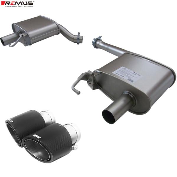 ■適合車種■・車種名アウディ A5(8T)・型式8TCALF・年式2008〜2010・エンジン3.2・グレード3.2FSI クワトロ■出品商品■・メーカーREMUS・商品名レムスマフラー・品番048208 0500LR + 0026 70C...