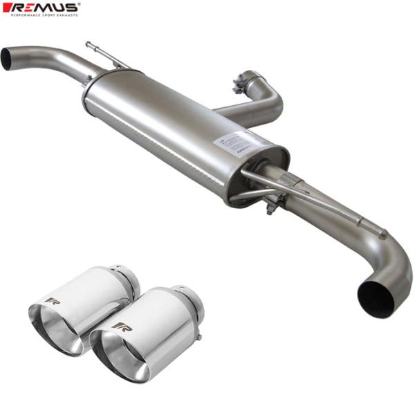 ■適合車種■・車種名フォルクスワーゲン ゴルフ6・型式1KCCZ・年式2009〜2013・グレードGTI■出品商品■・メーカーREMUS・商品名レムスマフラー・品番956008 0500 + 0026 70SGR・備考メインサイレンサー・テ...