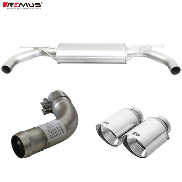 ■適合車種■・車種名フォルクスワーゲン ゴルフ7.5・型式AUCHH・年式2017/5〜・グレードGTI■出品商品■・メーカーREMUS・商品名レムスマフラー・品番955213 0000 + 956017 1500 + 0026 70SGR...