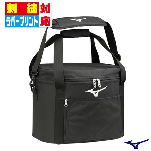 ショルダーベルト付きボールケース。硬式・軟式球5ダース、ソフトボール（3号）2ダース収納。■ボールケース★メーカー：ミズノ★商品名：ボールケース★品番：1FJB352109★カラー：ブラック (09)★サイズ：L37×W25×H30cm★容...