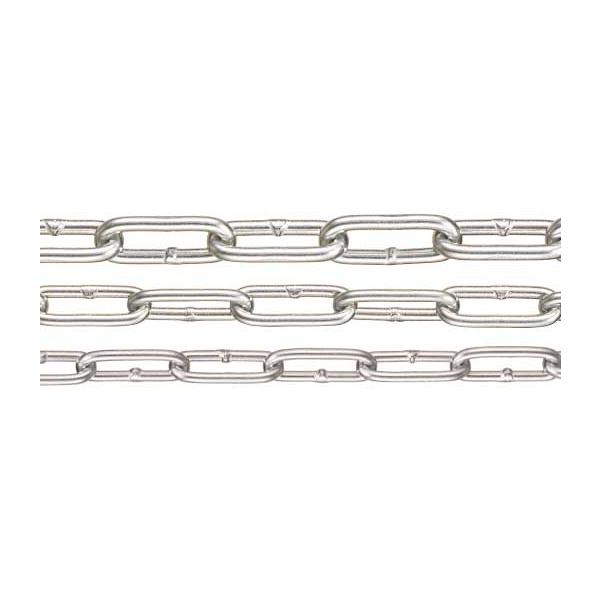 メッキチェーン(スチール)より軽く、プラスチックチェーンより強い、価格も安価なアルミ製チェーン(鎖)
