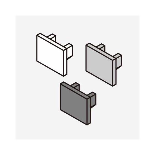 ギャラリーや店舗、住宅での使用に適した中軽量用ピクチャーレールMC-10用エンドキャップ。後付け可能でリフォームにも最適