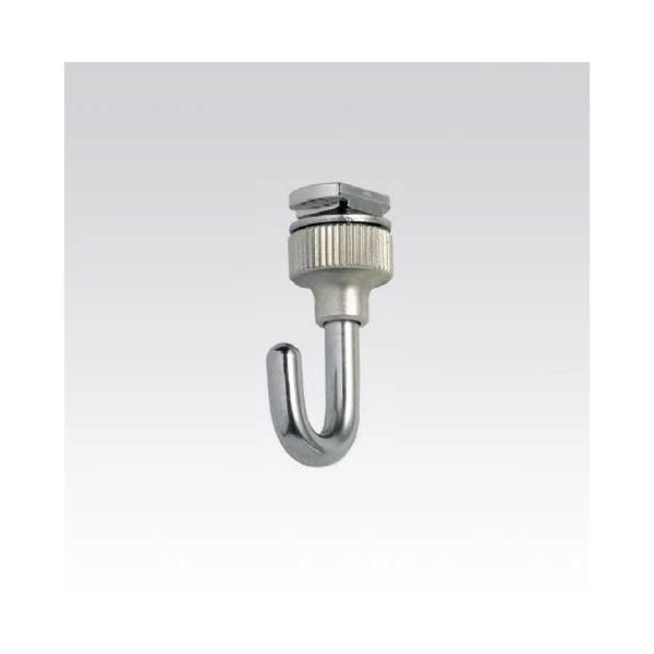 店舗や住宅などで幅広く使用できるピクチャーレールMC-10用アタッチメント。レールとワイヤーを繋ぐフック