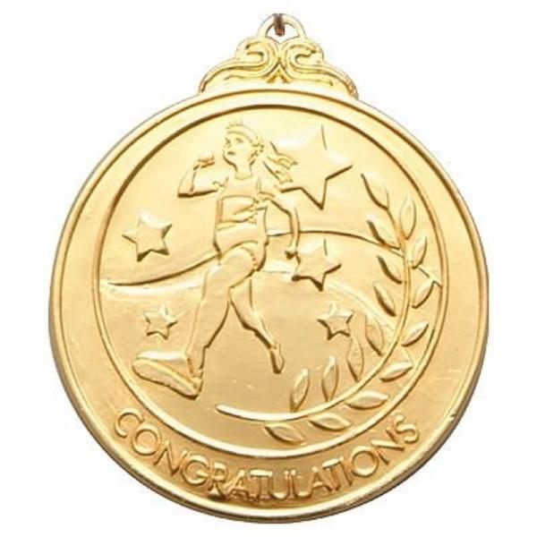 ※こちらの商品はお届け先が法人名のお客様のみご注文いただけます。メダル用シール 別途料金で承ります。φ70×3mm、ひもの長さ：900mm各種目に対応した競技別メダル材質：金属PP袋入