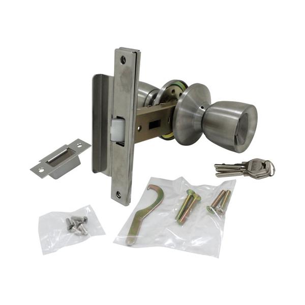 【商品説明】万能取替タイプ。細かまちサッシ対応。カギ3本付き。【用途】事務所・アパートの玄関・勝手口に!【仕様】扉厚(mm)：25-43バックセット(mm)：100本体ビスピッチ(mm)：42・44・50ALPHA / あるふぁ