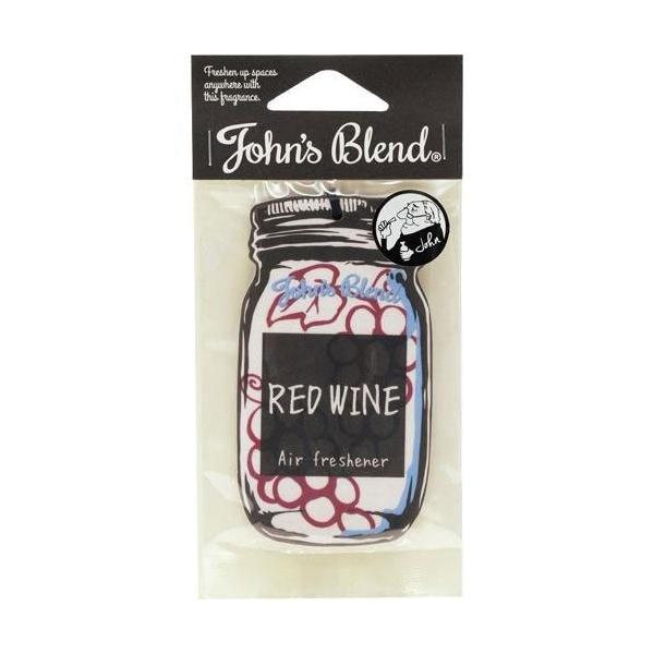 程よい渋みを感じるレッドワインの香り。■シンプルで柄に頼らないデザインと厳選された心地良い香りが特長の「John's Blend シリーズ」。■ジャーをイメージしたペーパータイプのおしゃれなエアーフレッシュナー。■表と裏がそれぞれ異なるデザ...