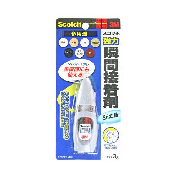 ・ジェル状でタレないから垂直面にも使える強力瞬間接着剤です。・キャップをねじって開ける、ピンを使わない安全設計です。・指で簡単に液だし調整出来ます。接着後の使用温度範囲：−20℃〜80℃
