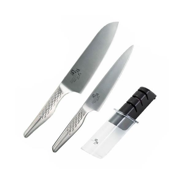 貝印 関孫六 包丁とシャープナーのお得な3点セットです。【セット内容】関孫六 匠創 三徳 165mm AB5156 ×1関孫六 匠創 ペティーナイフ 150mm AB5161 ×1関孫六 ダイヤモンド&amp;セラミックシャープナー AP0...