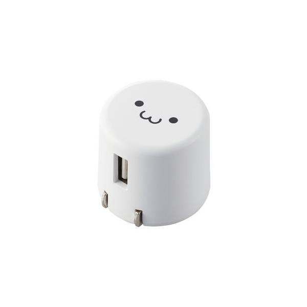 携帯に便利なコンパクト設計のデザイン。家庭用コンセントからスマートフォン等を充電、給電できるAC充電器です。最大出力9W(5V/1.8A)の急速充電タイプです。かわいい顔つきの“しろちゃん”モデル■ 携帯に便利なコンパクト設計のデザインを採...