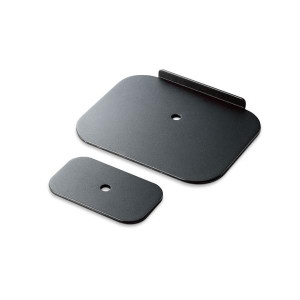 補強プレートを挟んでディスプレイアームを天板に固定することで設置面が広くなり、ディスプレイアームの重みや固定による締め付ける力を分散させ歪みやたわみを軽減するディスプレイアーム補強プレートです。■ディスプレイアーム取り付け時のデスク天板の歪...