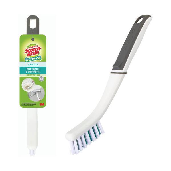 コンパクトサイズのハンディブラシ！■ 目地、排水口、蛇口周り、お風呂のドア、すきまの汚れに使用できる、すきまにフィットする形状のお風呂用ブラシです。■ 抗菌加工(*植毛ブラシ部分)で衛生的です。*第三者試験期間で抗菌効果を確認していますが、...