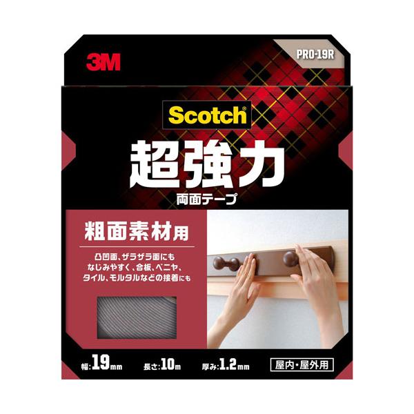 強靭なアクリルフォーム基材に、アクリル系粘着剤を塗布した超強力両面テープ。【仕様】材質：基材：アクリルフォーム、粘着剤：アクリル系粘着剤【注意】・パッケージ裏面の使用方法、注意書きをよく読んでご使用ください。住友スリーエム / すりーえむ ...