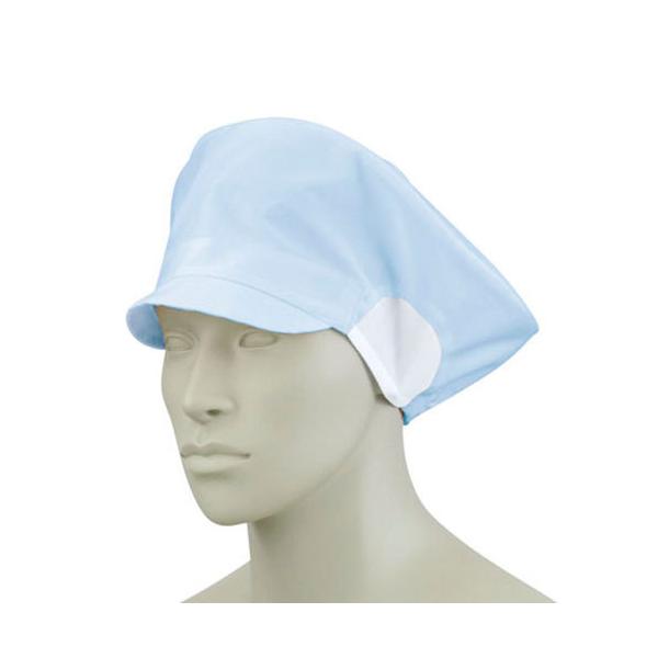 ■ 薄手で涼しい綿混素材■ バックスタイル(引き出しゴム)を採用し着脱しやすく、異物混入を防ぎます。■ 耳部メッシュで聞き取りやすく、蒸れを防ぎます。規格：9-026 L サックス頭囲(cm)：58〜64重さ：50(g)カラー：サックス抗菌...