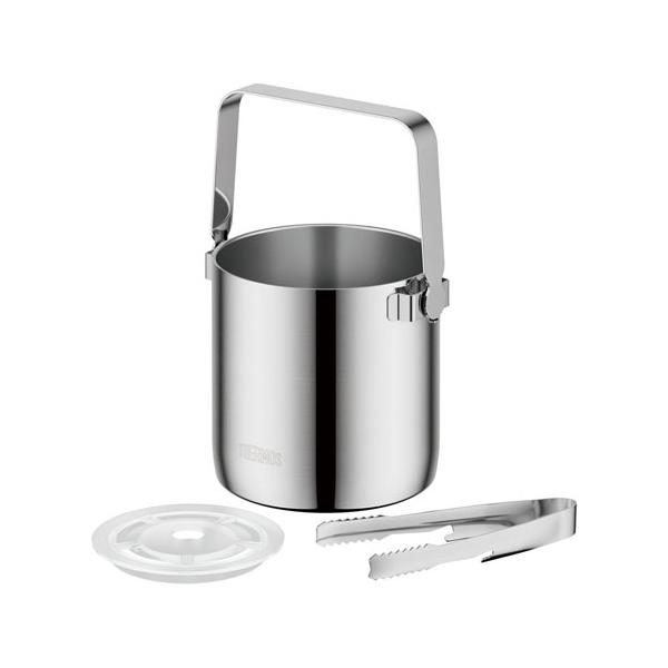 ●業務用洗浄機使用で洗浄が効率化アップ！●高級感のあるミラー仕上げ！●魔法瓶構造で氷が長持ち。●結露がしにくい。●別売りの専用蓋(JIO-Lid)で客室等にも使用可能です。●付属品のトングは氷がつかみやすく、先端がテーブルに触れません。【仕...