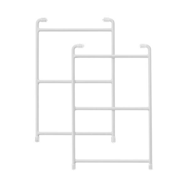 【商品説明】木材(1×8材)にセットするだけで強固なスチール脚のシェルフが完成します。ネジ・釘・工具が不要なので組み立て・解体が簡単です。家のインテリアや、キャンプなどのアウトドアにも最適です。板を差し込みだけなので、持ち運びも簡単です。【...