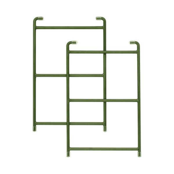 【商品説明】木材(1×8材)にセットするだけで強固なスチール脚のシェルフが完成します。ネジ・釘・工具が不要なので組み立て・解体が簡単です。家のインテリアや、キャンプなどのアウトドアにも最適です。板を差し込みだけなので、持ち運びも簡単です。【...