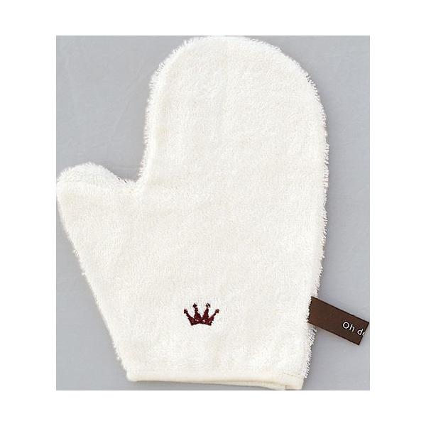 オーガニックパイルタオルを使用しています。両面パイルのタオルミトンに手を通して、赤ちゃんの体を優しく洗います。赤ちゃんの繊細なお肌にも安心して使って頂けます。サイズ：約21×17cmカラー：ブラウン素材：綿100％(パイル)【Oh dear...