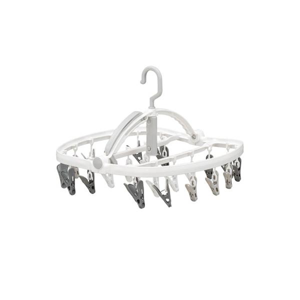 ●一人分の下着や靴下を干すのにちょうどいい●強力ピンチと標準ピンチをバランス良く配置●部屋干しに便利なドア掛けフック●高い所も掛けやすい伸びるグリップ●ピンチが絡まりにくいひとりぶんの下着や靴下などの小物干しにちょうどいい「ランドリーハンガ...