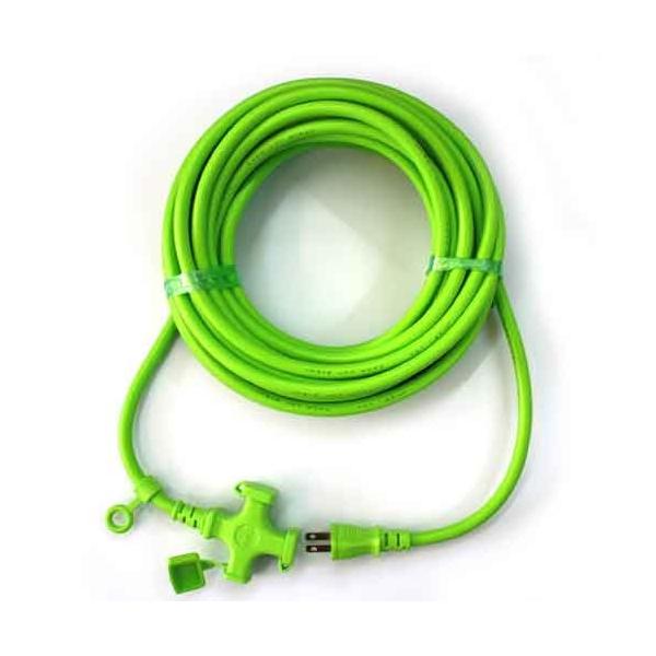 ソフトタイプ電線の延長コードです。【用途】15A3ツ口10メートル屋内型延長コード。【機能・特徴】耐寒性に優れたやわらかい電線を使用した延長コードです。環境にやさしい鉛フリー製品です。防塵型なので、差込口へのちり、ほこりの進入を防止できます...