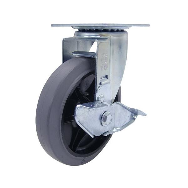 運搬台車やロールボックスパレット、その他一般産業用に多く使用されているロールボックスパレット標準寸法のキャスターです。J2シリーズの構造をシンプル化しコストパフォーマンスを優れさせた軽荷重のキャスターです。カーボンを含んでいないので黒い走行...