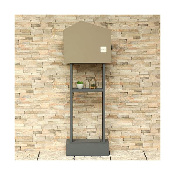 ■スタンドタイプ置くだけで使用可能なスタンド式。壁掛け式とは異なり面倒な施工の手間がかかりません。■投函可能目安サイズゆうパケットポストや、ネコポスが投函可能です。■セキュリティ鍵付きなので防犯面に安心です。また、スペアキーが1本付属してい...