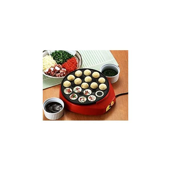 5種類のかわいい表情のたこ焼きが焼けます■ 製品サイズ(重量・容量)本体：約235×260×68mm(1,100g)■ 材質本体：ポリプロピレン、プレート：アルミニウム合金・フッ素樹脂加工電源コード：約1.4m100V/650W■ 製造国日...