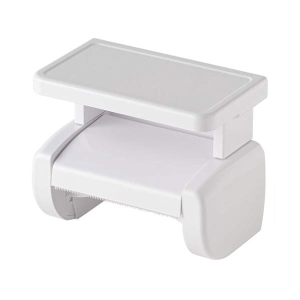 ワンタッチでペーパー交換！■改良したウェイト式カットで、ペーパーが安定してカットできます。■棚付きなので小物置きにも便利です。■コアレスタイプのペーパーにも対応しています。■ペーパーの交換が片手でラクに行えます。【硬質壁(コンクリート等)へ...