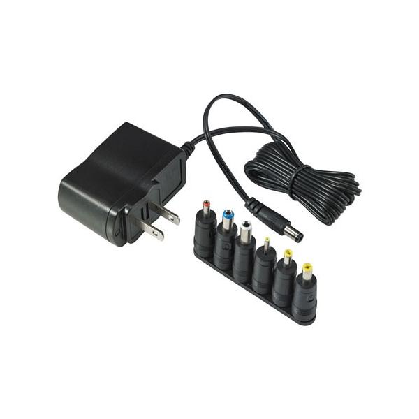 ●家庭用コンセント（AC100V）をDC4.5Vの電圧に変換●高容量1000mA、6種類の変換プラグ付で様々な機器に対応●安定化回路内蔵で、電圧変動が少なく機器にやさしい●スイッチング式