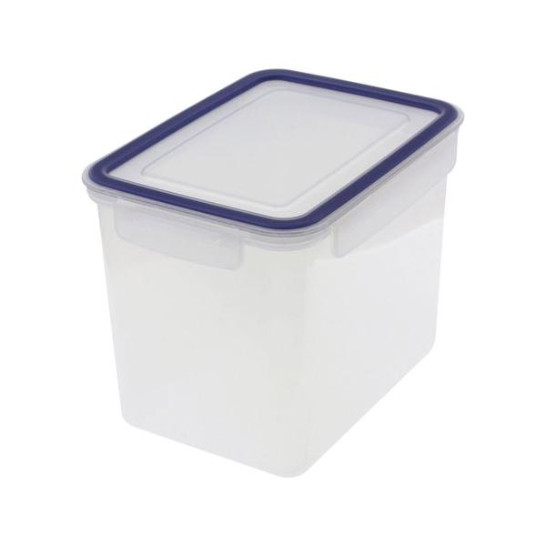 ■パッキンと蓋の一体化でお手入れ簡単！■4方向からのロックでしっかり密封します。■抗菌加工。■食器洗浄機対応。■電子レンジ対応。【仕様】縦×横×高さ(mm)：231×172×184容量(ml)：4800材質：本体・蓋：ポリプロピレン(耐熱-...