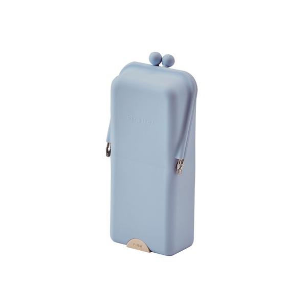 置くだけピタッとたおれない!空気のチカラでくっつく吸盤■空気のチカラでくっつく吸盤、タテにもヨコにもスマホが置ける。■大容量、ガバッと開くがま口タイプ。【仕様】本体サイズ：207×97×51mm重量：176g材質：シリコーンゴム、鉄KUTS...