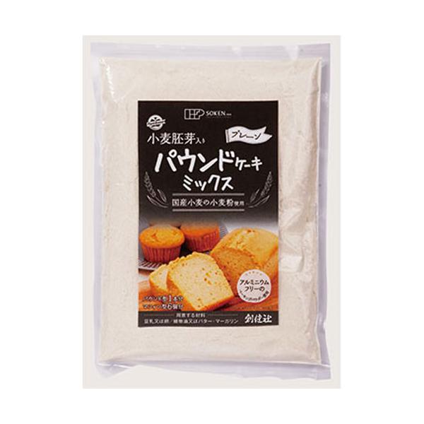 ▲商品の特性上、基本的にご返品を承ることが出来ません。何卒ご了承ください。（返品・キャンセル不可）●国産小麦の小麦粉を使用したシンプルなパウンドケーキミックス。●1袋で18〜20cmパウンド型1本分、5〜6cmマフィン型6個分が作れます。●...