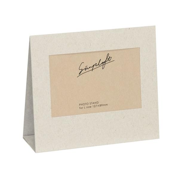 Simplaft【シンプラフト】1つのアイテムにつき使用する動作を明確にさせたシンプルでクリエイティブな商品シリーズ。シンプラフト フォトスタンド L判 ホワイト 3枚セット■ PHOTO STAND [飾る] (for instax mi...