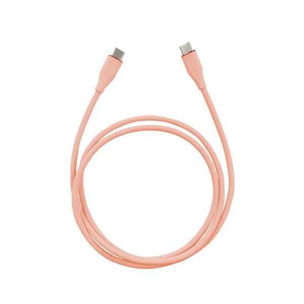 やわらかく絡まりにくいUSB Type-Cケーブル。■やわらかく絡まりにくい、PD対応USB Type-Cケーブル。シリコン素材で柔らかくやさしい感触。絡みにくく、曲げクセがつかないケーブルです。■USB PD(Power Delivery...