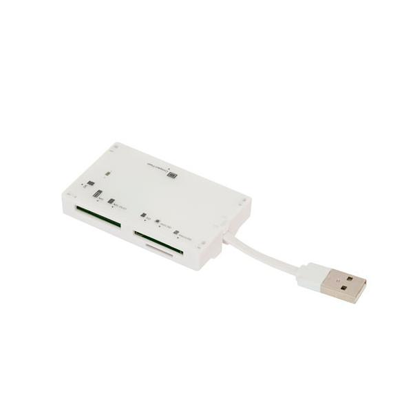 1カード1認識タイプ主要メモリーカードにまとめて対応！Compact Flash・SD・mini SD＊・micro SD・Memory Stick・M2＊変換アダプターが必要です（変換アダプターは付属していません）本体寸法/重量： 約W7...