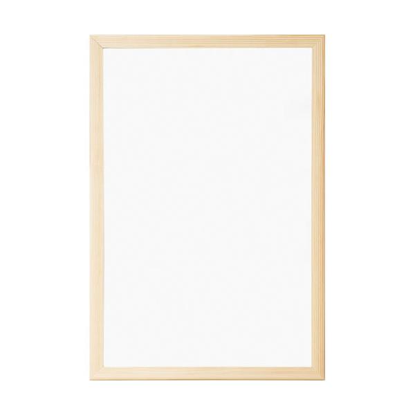 木のぬくもりがやさしい、インテリアに合うホワイトボード。●自由に使用できる無地タイプです。●ミーティングや講義に最適。■商品詳細本体寸法： W320xH470xD14mm有効盤面寸法： W284xH434mm本体重量： 600g付属品： 吊...