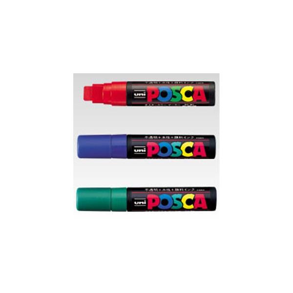 ポスターカラーのような鮮やかな発色 POSCA鮮やかな発色 濃い色の上にも書ける下地の色に関わらず、鮮やかに発色します。重ね書きができる乾けば重ね書きができます。下のインク色が透けません。プラスチック・金属・ガラス・写真など様々なものに書け...