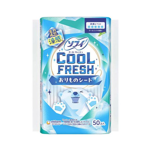 ひんやり成分配合のおりものシート                        ■原産国ベトナムunicharm / ゆにちゃーむ