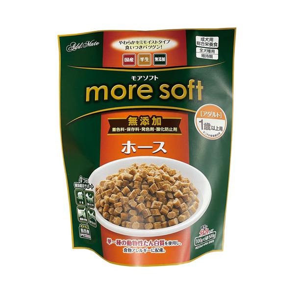 ▲商品の特性上、基本的にご返品を承ることが出来ません。何卒ご了承ください。（返品・キャンセル不可）単ー種の動物性たん白質を使用し、食物アレルギーに配慮。ソフトタイプの国産プレミアムドッグフード。■原材料肉類(馬)、小麦粉、脱脂大豆、でんぷん...